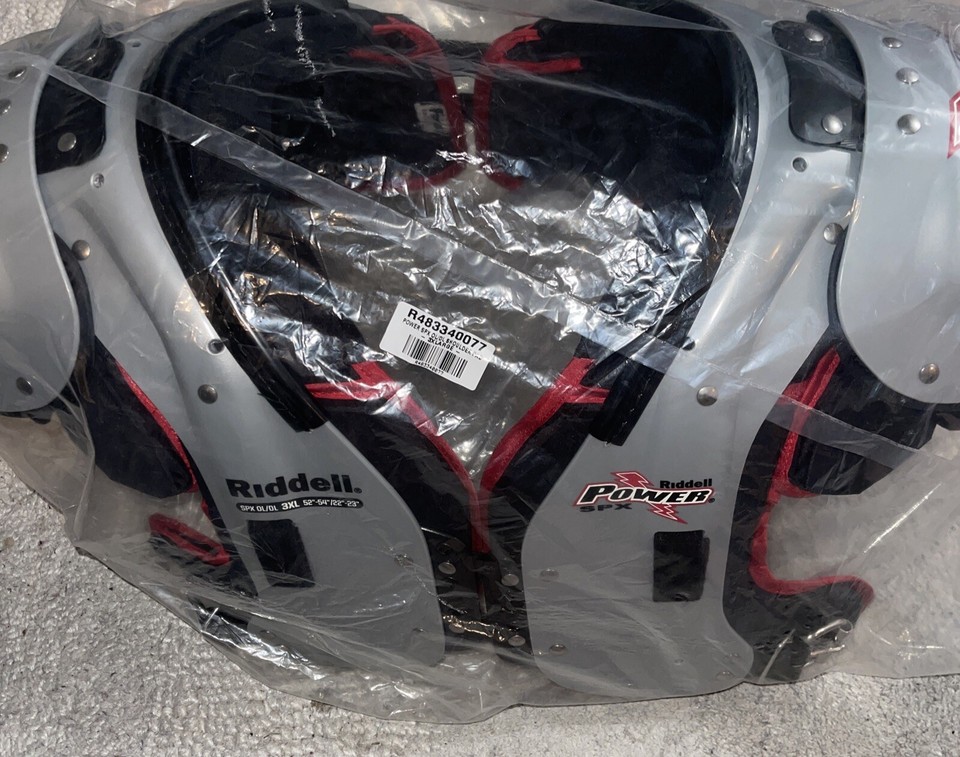 Riddell Power SPX OL/DL Lineman 3XL 52"-54"/22"-23" Shoulder Pads ...