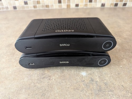 LOT OF 2 BARCO CLICKSHARE CS-100 WIRELESS PRESENTATION SYSTEM R9861510NA | eBay