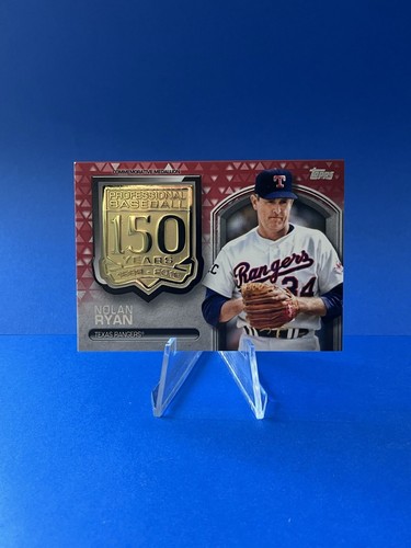 2019 Topps - Nolan Ryan 150th Anniversary Commemorative Patch /25 | eBay