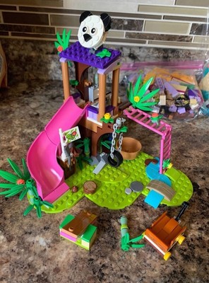 Lego Friends 41422 Panda Jungle Tree House Treehouse Complete 3 Bears ...