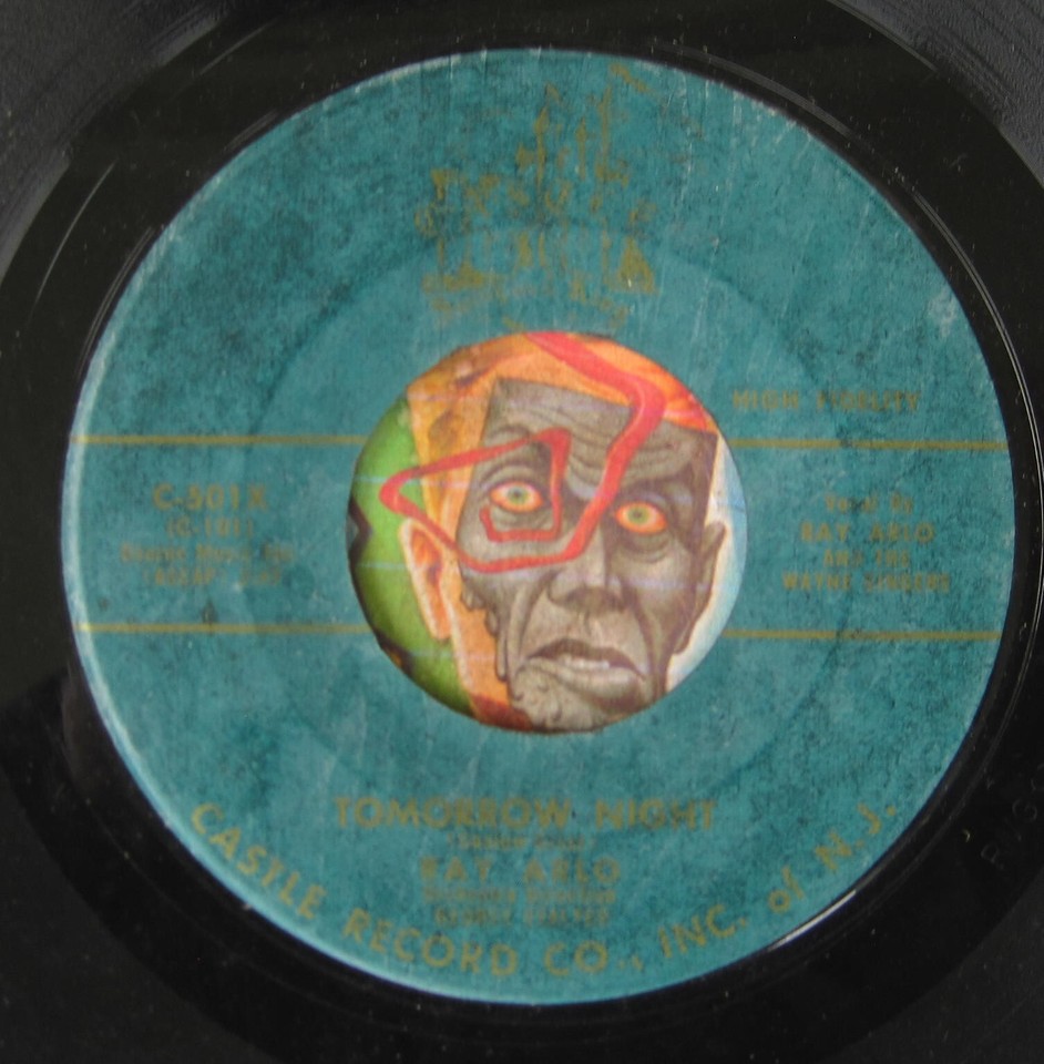 HEAR Ray Arlo 45 She's My Steady Date / Tomorrow Night rockabilly ...