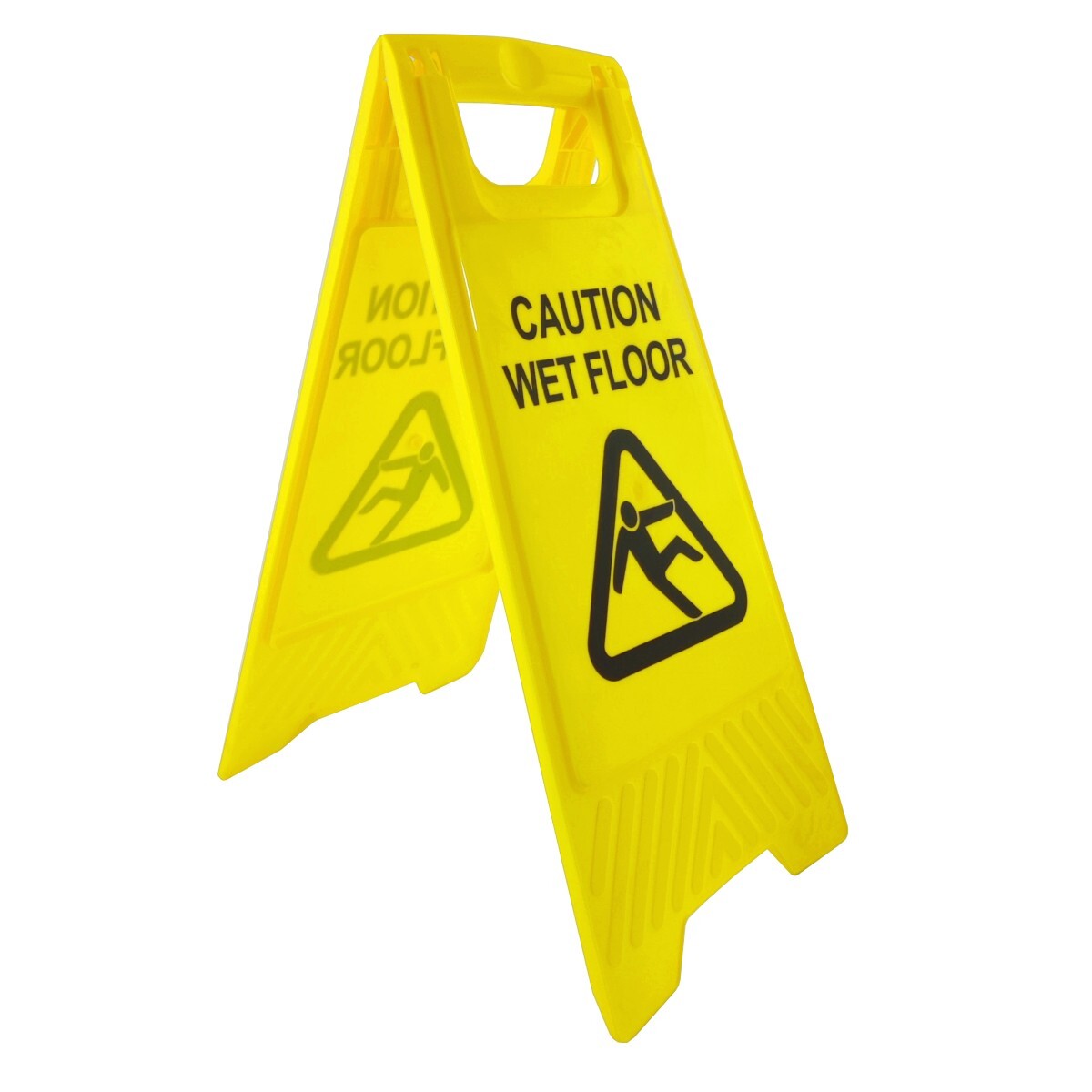 Yellow Wet Floor Sign Slip Hazard Sign Caution Wet Floor Warning A ...