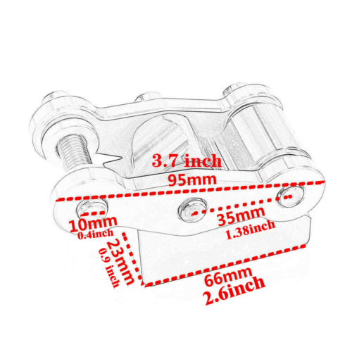 For Honda Grom MSX125 Stretch Kit 3 Inch CNC Swing Arm Extension ...