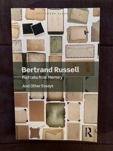 PORTRAITS FROM MEMORY BERTRAND RUSSELL 1956/2021 ROUTLEDGE UK PB ...