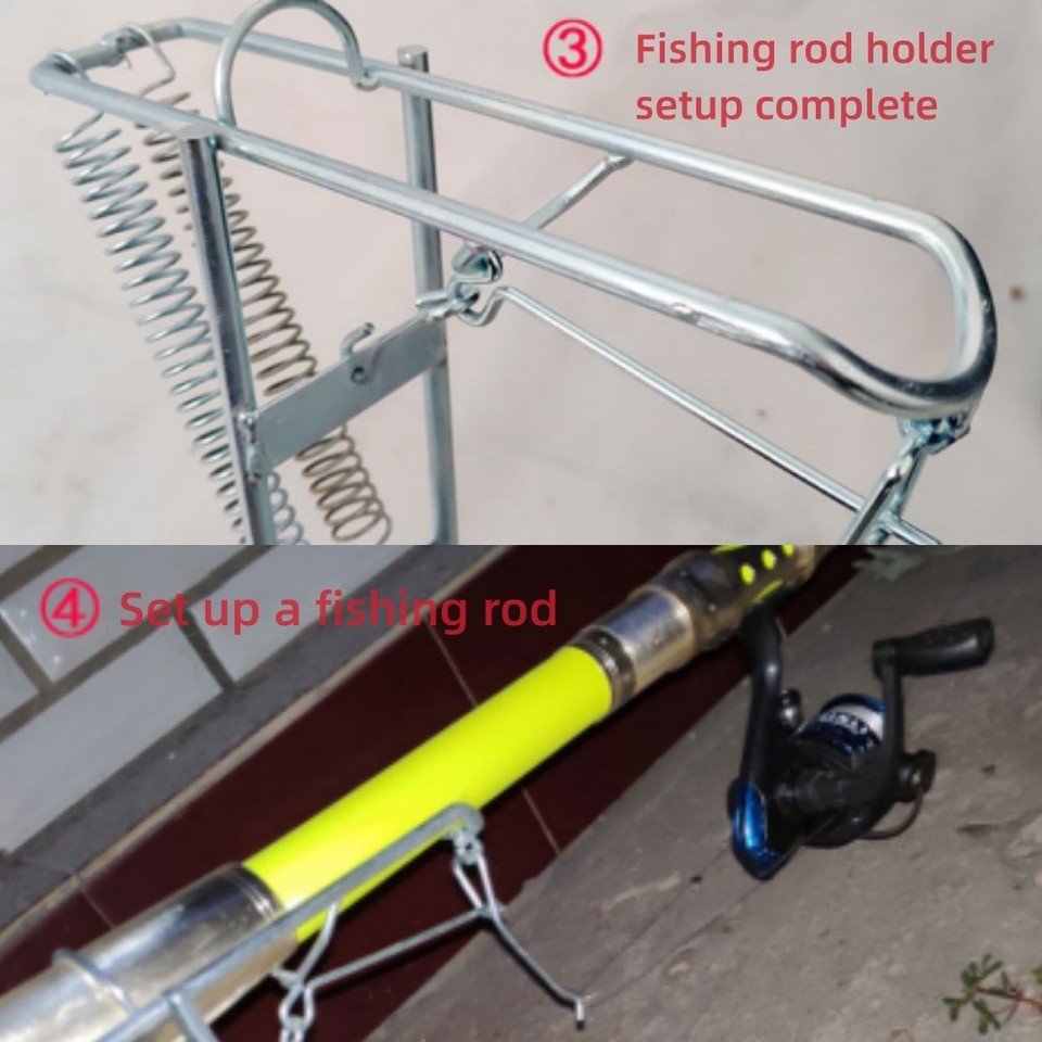 Rod Holders for Bank Fishing Bank Fishing Rod Rack Stand Adjustable ...