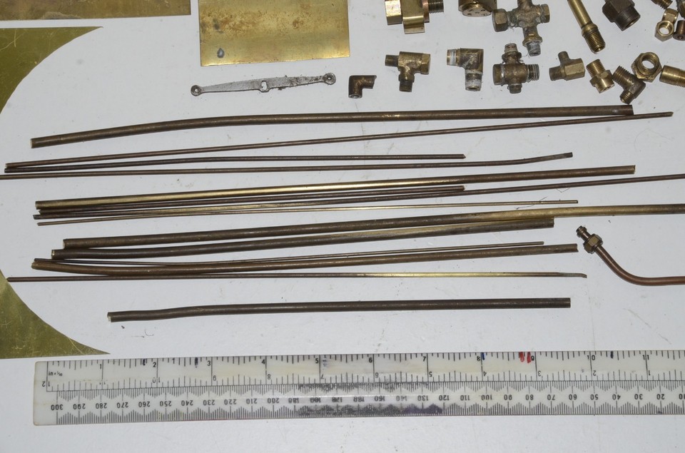 Model making Live steam engine brass fittings joints and material ...