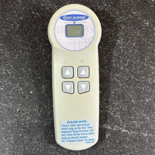Sleep Number Select Comfort Air Chamber Wireless Remote UFCS3 LPM-1000E ...