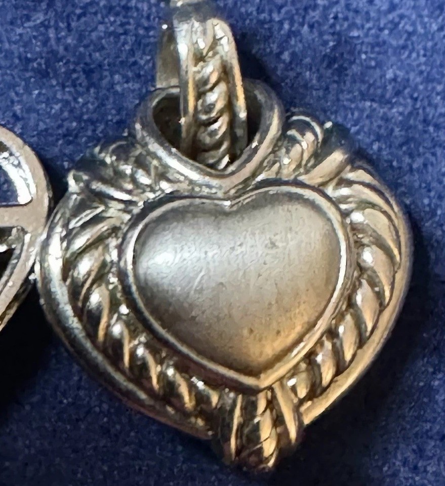 Judith Ripka Sterling Silver Puffy Heart CZ Pendant Enhancer | eBay