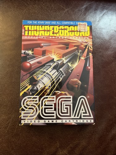 THUNDERGROUND Atari 2600 Game, Box, and Instruction Manual MINT | eBay