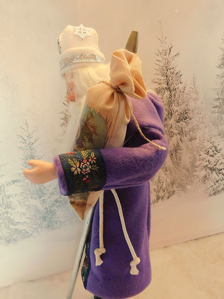 17" GERMAN-STYLE SANTA CANDY CONTAINER "RARE" COLOR: Jean T. Littlejohn ...