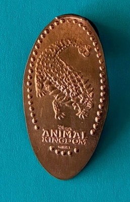 COPPER DINOLAND USA ANKYLOSAURUS DINOSAUR ANIMAL KINGDOM PRESSED PENNY ...