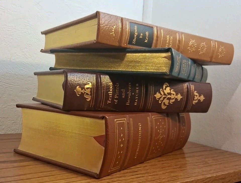 4-book leather-bound set Gunsmithing – Roy F. Dunlap• Textbook of ...