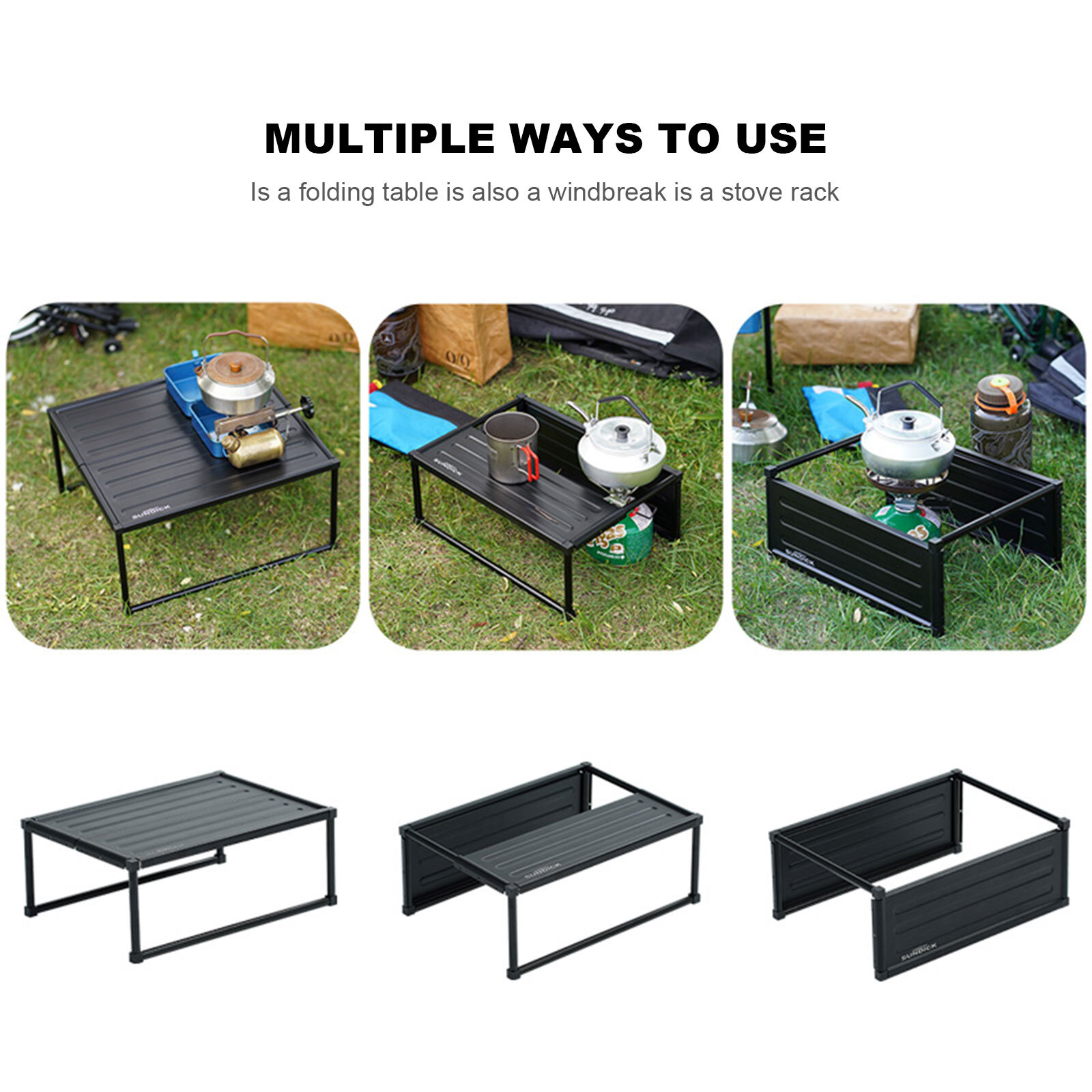 Camping Folding Table BBQ Folding Table Multifunction for Outdoor (L ...