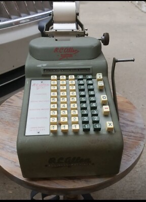Vintage RC Allen Business Machine. For Parts Or Restoration | eBay