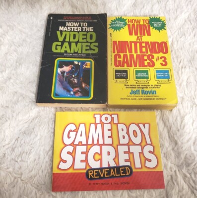 VIDEO GAME 3 Paperback Book Lot VINTAGE Nintendo GAME BOY Secrets ...