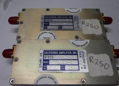 CALIFORNIA AMPLIFIER C15612-1 LOT OF 2 FREE SHIPPING | eBay
