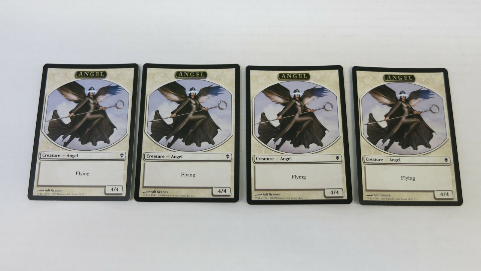 8x ANGEL TOKEN ZENDIKAR ZEN MAGIC THE GATHERING MTG UNPLAYED | eBay