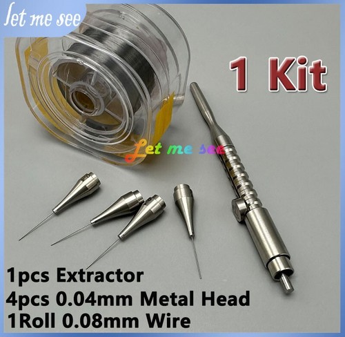 6pc/kit Dental Root Canal File Extractor Endo Broken Files Removal ...