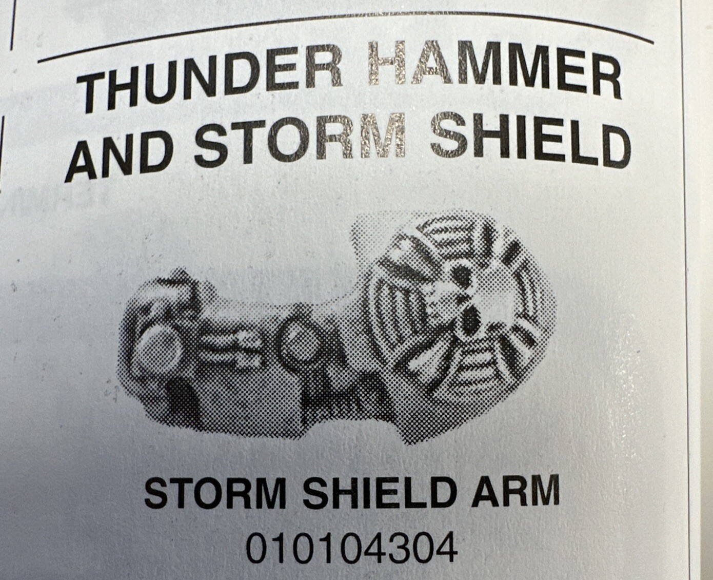 Warhammer 40k Space Marine Terminator Storm Shield Arm Bit Metal Games ...