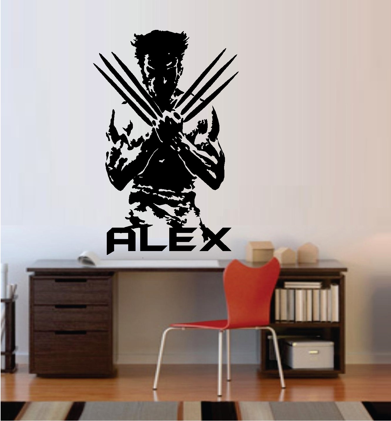Wolverine #1 with Custom Name ~ Wall or Window Decal | eBay