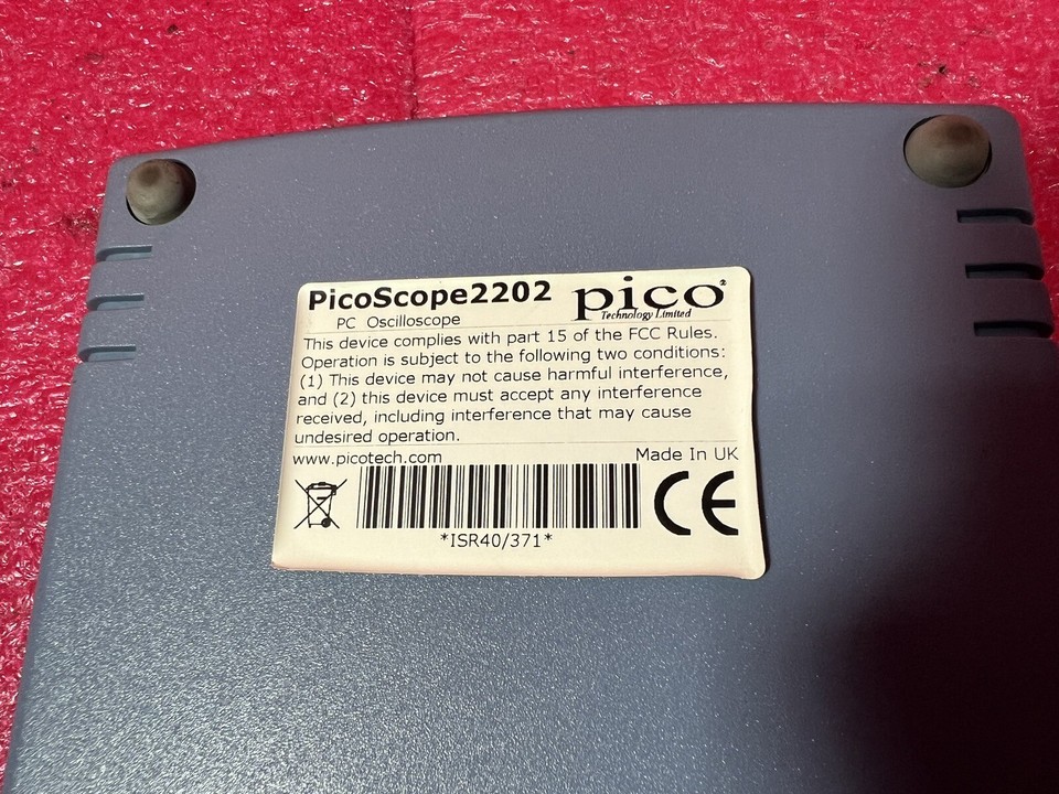 1 Pc PicoScope 2202 Oscilloscope Diagnostic 2 Channel Kit USB PC ...
