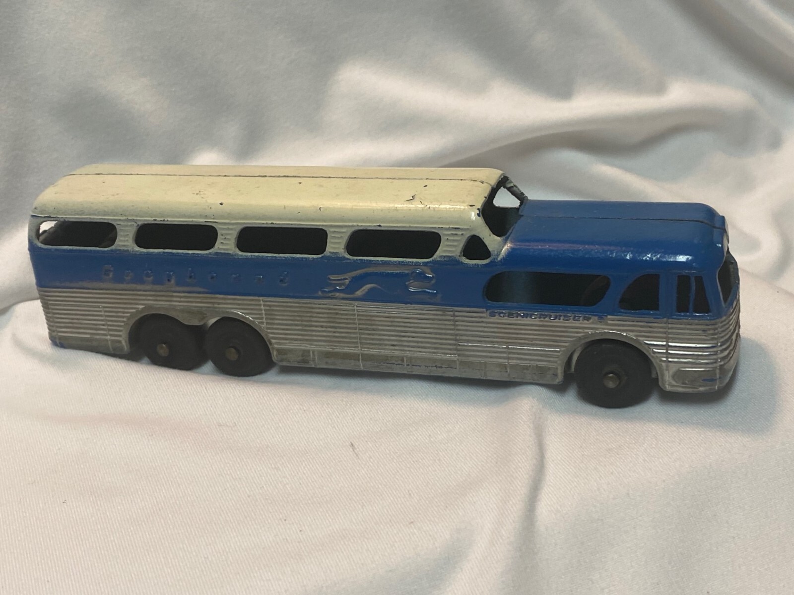 Vtg 1960's TOOTSIETOY Diecast GREYHOUND SCENIC Cruiser Bus | eBay