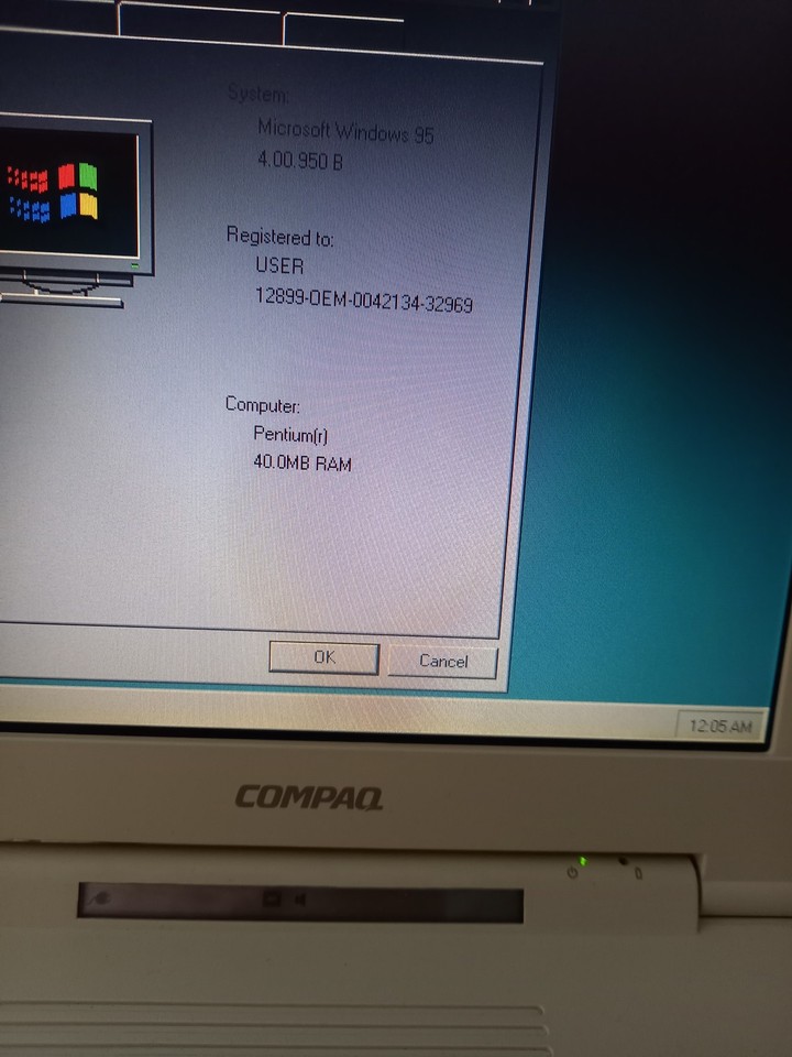 Vintage Laptop Compaq LTE 5000 75Mhz | eBay