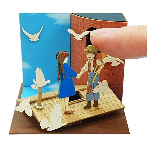 Sankei Studio Ghibli MINI Sea Castle Laputa Awakening Sita Paper Craft ...