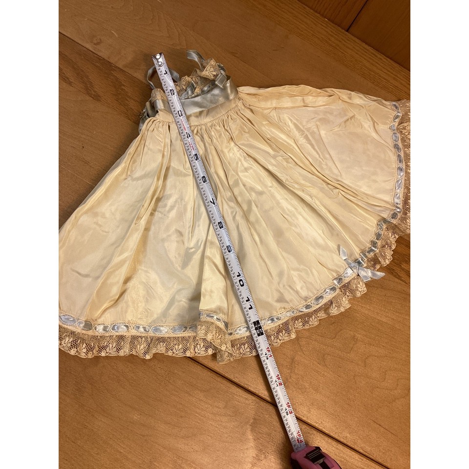 Vintage Doll Dress Fashion Revlon Cissy Alexander Ideal Long Gown Cream ...