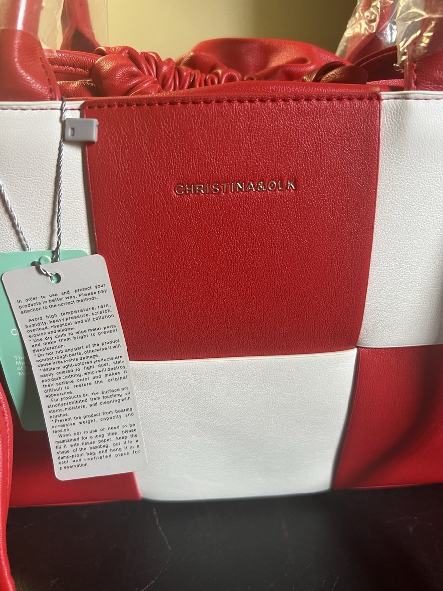 White And Red Bag