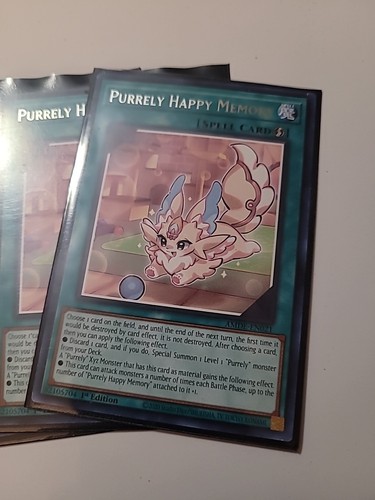 YuGiOh - Purrely Happy Memory x3 *AMDE - Rare* | eBay
