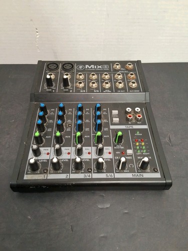 Mackie Mix8 8-Channel Compact Mixer - No Power Supply | eBay