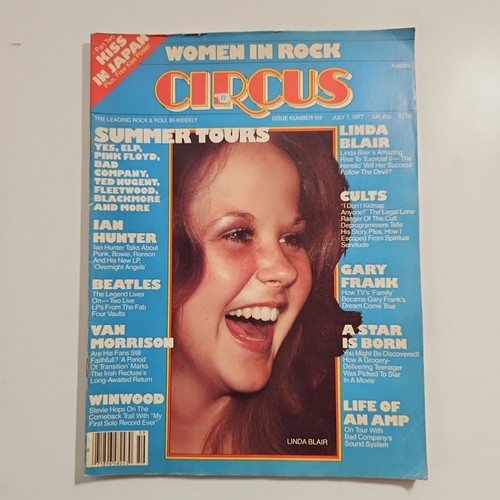 Circus Magazine Women In Rock July 7, 1977 Linda Blair The Beatles | eBay