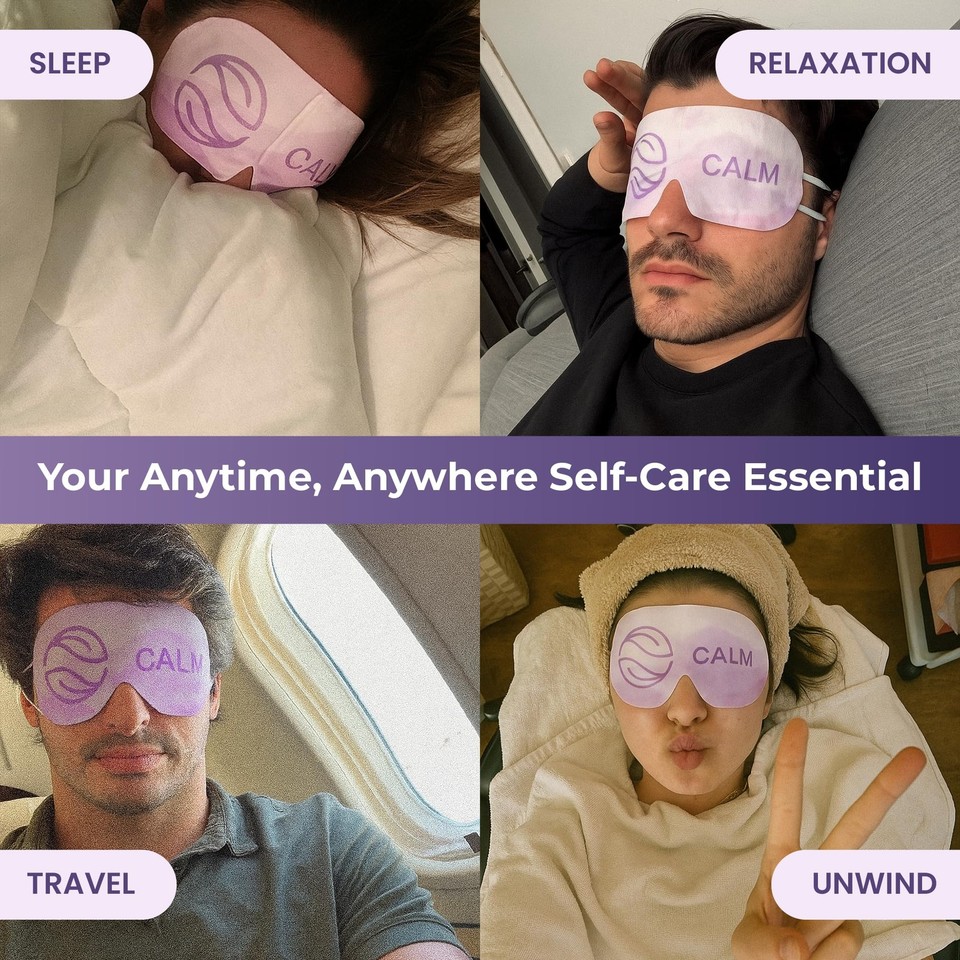 Body Restore Heated Eye Mask for Dry Eyes 5 Pack - Self Heating Warm ...