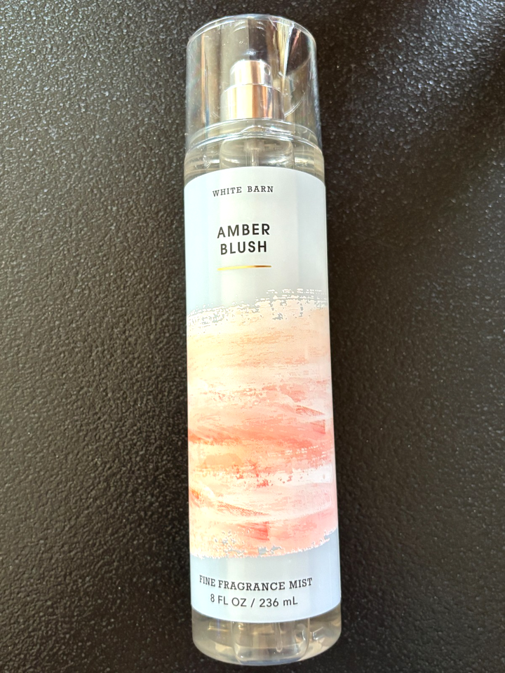 Bath & Body Works Amber Blush Fine Fragrance Mist Spray Amber & Jasmine ...