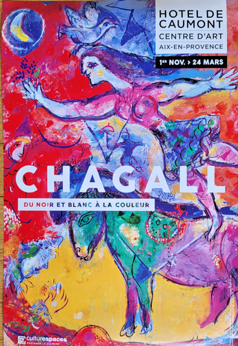 MARC CHAGALL - ORIGINAL EXHIBITION POSTER - THE CIRCUS - AIX EN ...