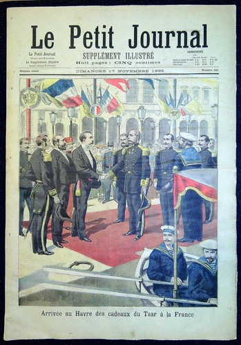 Le Petit Journal 1895 N°261 cadeaux du tsar a la France/chaque age à ...