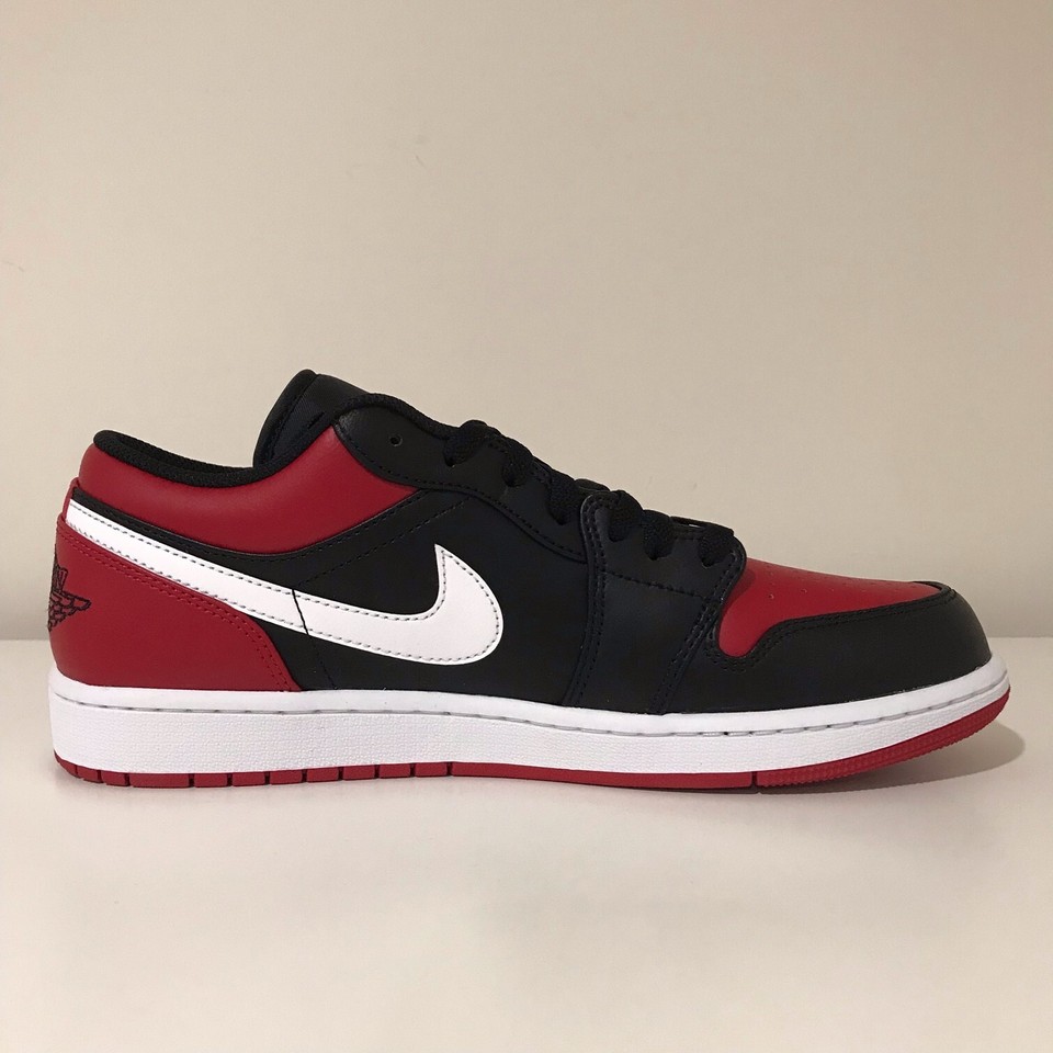 Nike Air Jordan 1 Low Alternate Bred Toe 553558-066 Size 10.5 Mens | eBay