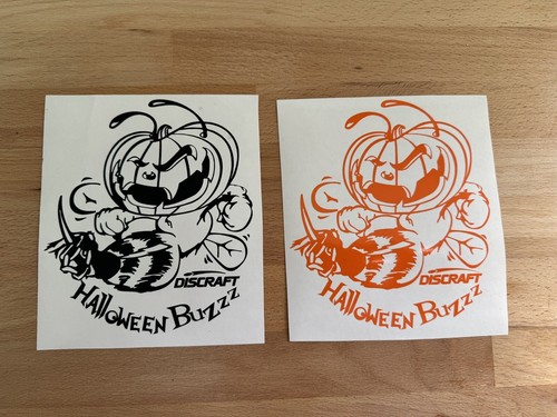 Discraft Halloween Buzzz Pumpkinhead Vinyl Die Cut Sticker Decal ...