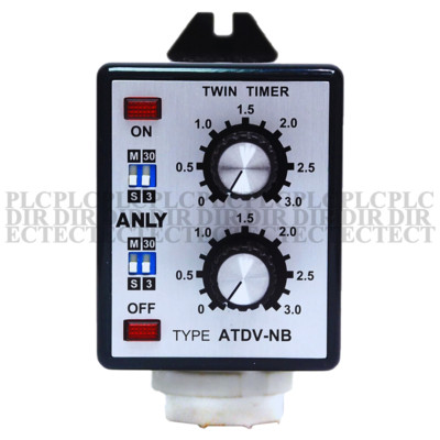 New ANLY ATDV-NB Twin Timer DC12V 12V | eBay