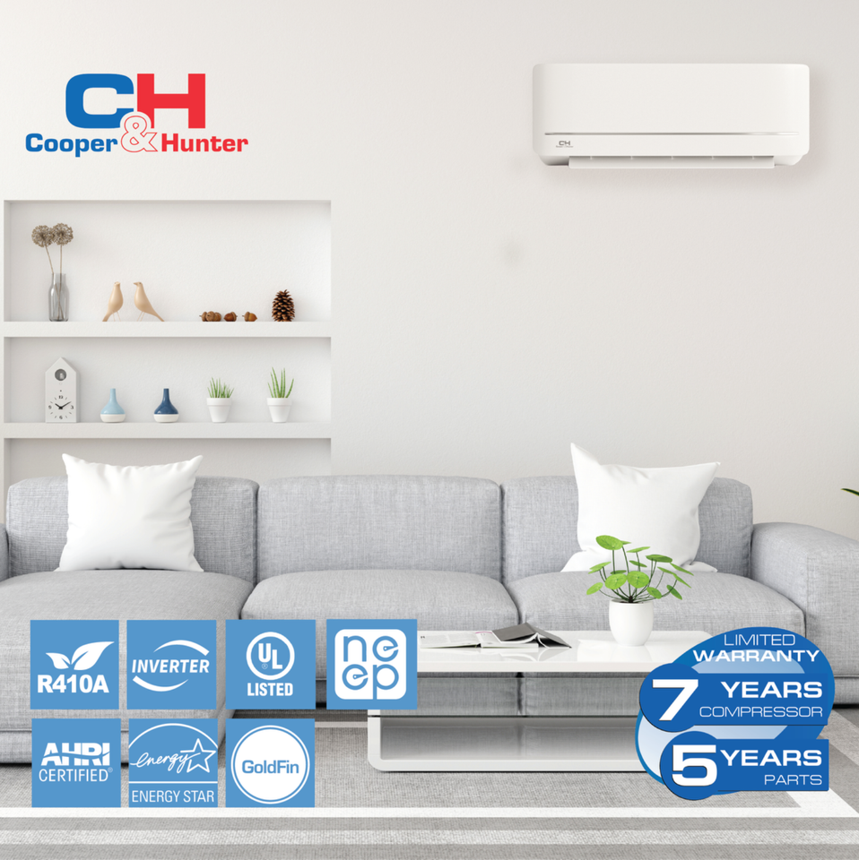 6000 BTU Mini Split Heat Pump Air Conditioner 21.5 SEER2 1/2 TON 115V ...