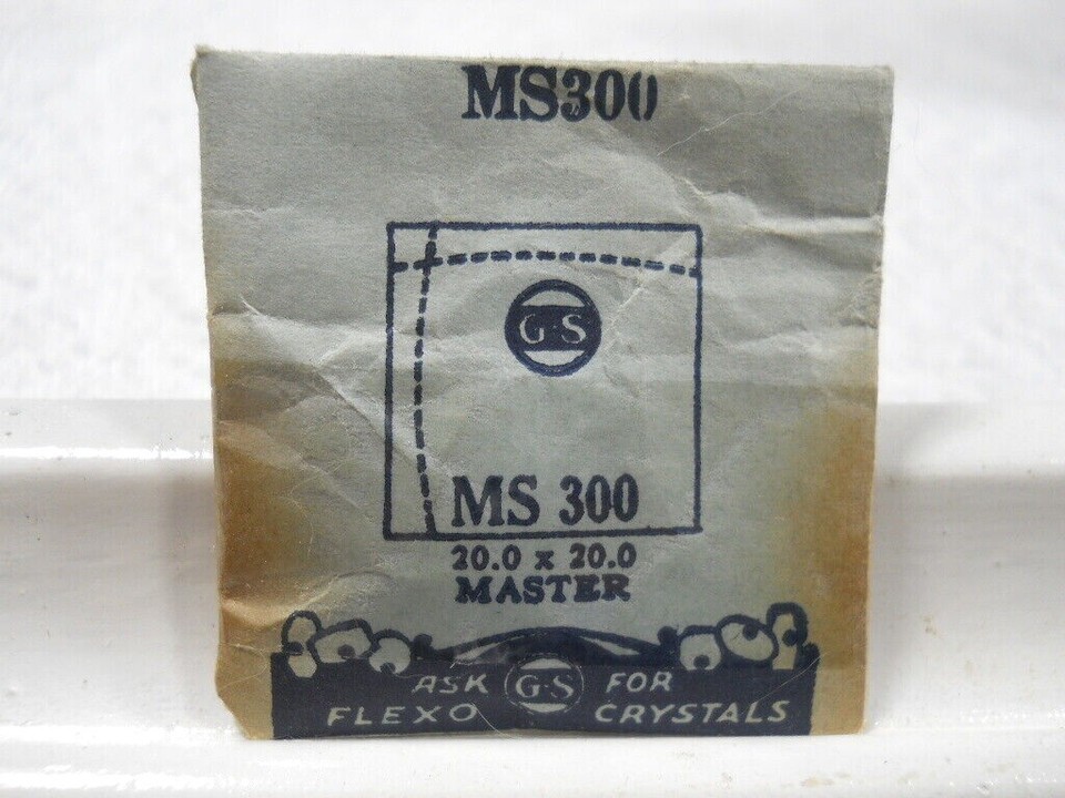GS MS300 PMS300 Watch Crystal Fit Master - 20.0 x 20.0 mm Replacement ...