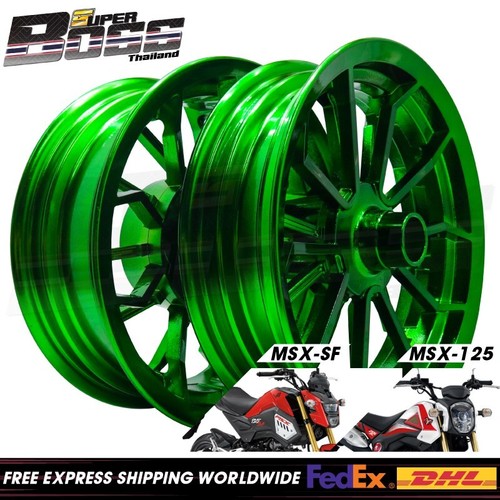 2015-2019 Honda GROM125 MSX125 Front&Rear Wheel Rim Set 12" (MUT) Dark ...