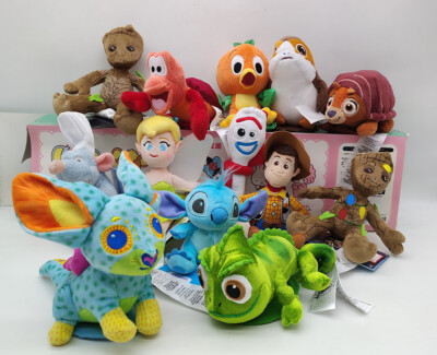 Disney Stitch Ratatouille Pascal Woody Bird Baby Groot Shoulder Pal ...