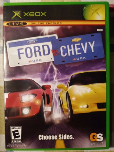 FORD VS CHEVY XBOX GAME COMPLETE | eBay