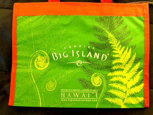 BIG ISLAND CANDIES Hawaii reusable shopping tote bag NEW UNUSED Ala ...
