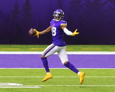 8x10 Photo JUSTIN JEFFERSON Minnesota Vikings Griddy WR LSU NFL Print ...