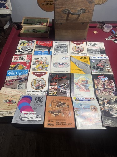 Lot of 20 Official Vintage Racing Programs Very Unique Lot #1 | eBay