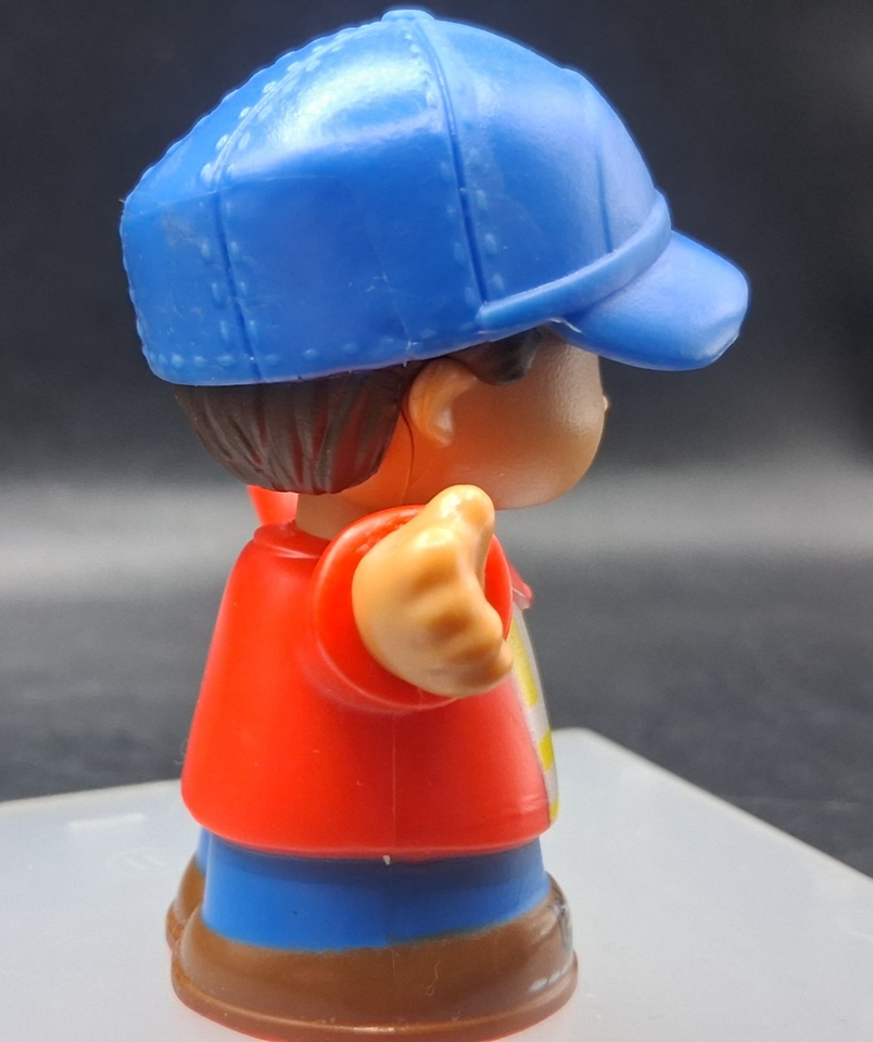 Mattel Little People 2016 Caucasian Boy Bus Driver w/ Bus Cap & STOP ...