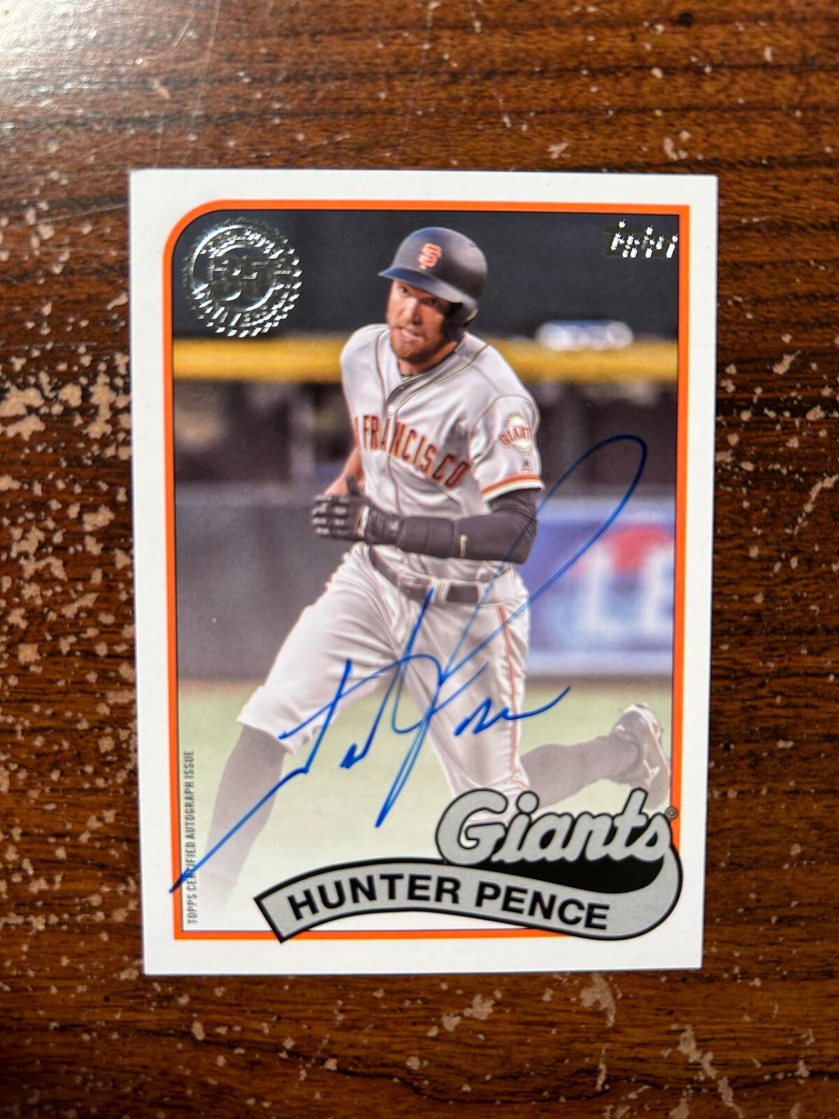 Hunter Pence, 1989 Topps Baseball Autograph #89BA2-HP - 2024 Topps ...